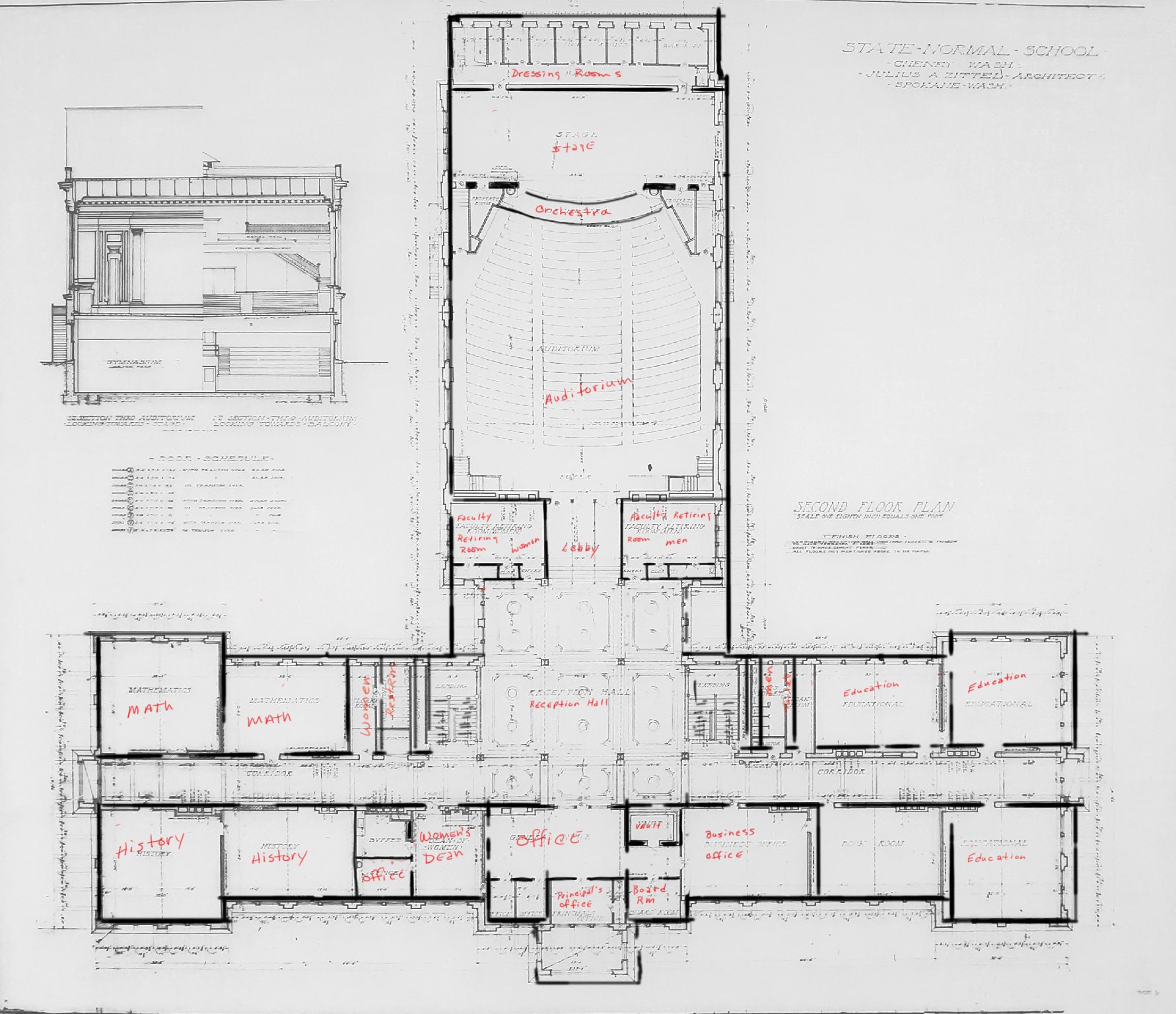 Normal School / Showalter Hall 1915 - Cheney Historical Museum | SW ...